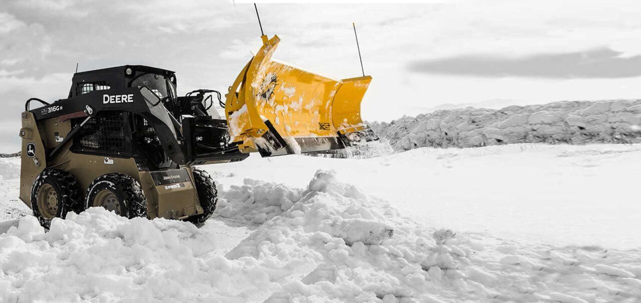 XRS™ Winged Snow Plow for Skid-Steers | FISHER®