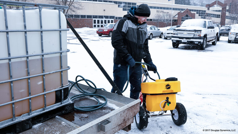 SS-120 Walk-Behind Liquid Brine Sprayer for Anti-Icing | FISHER®