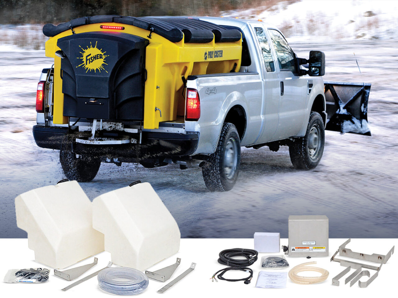 New Pre-Wet System for Hopper Spreaders | FISHER®