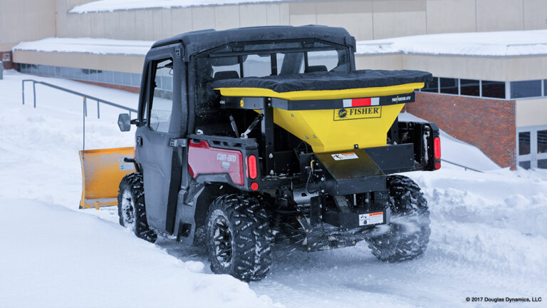 POLY-CASTER™ UTV Hopper Spreader | FISHER®
