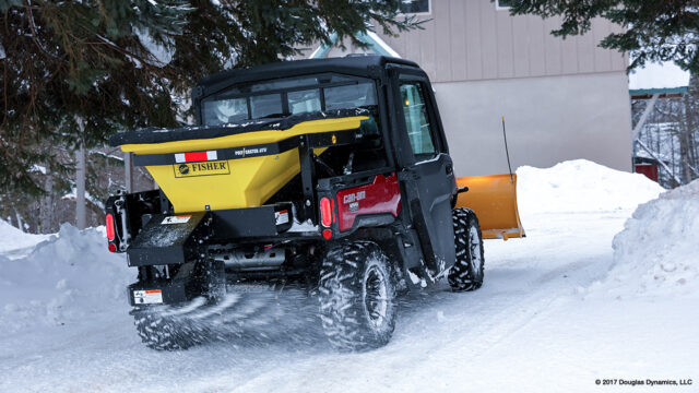 POLY-CASTER™ UTV Hopper Spreader | FISHER®