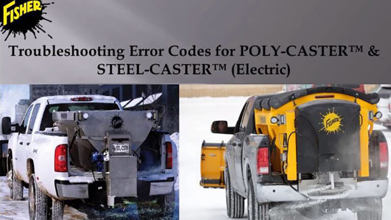 Video on Troubleshooting Control Errors for Spreaders | FISHER®