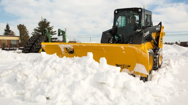 XRS™ Winged Snow Plow for Skid-Steers | FISHER®