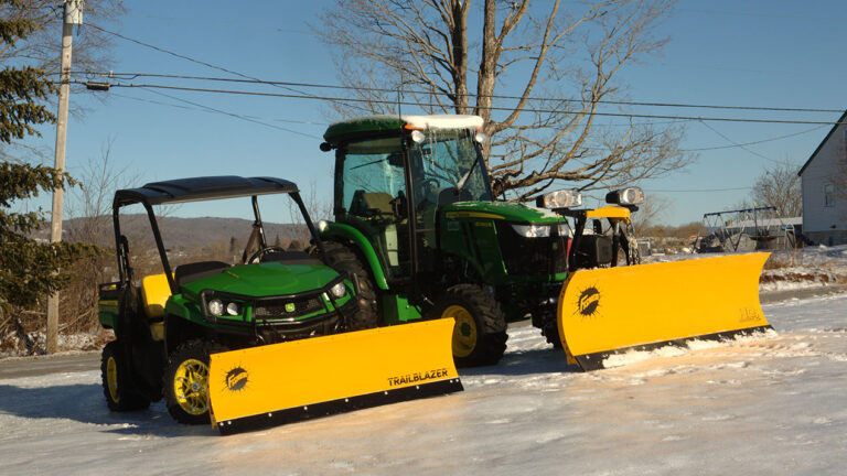Tractor Plows | FISHER® V-Plows & Straight Blades