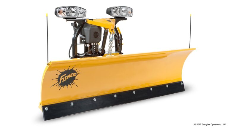 Tractor Plows | FISHER® V-Plows & Straight Blades