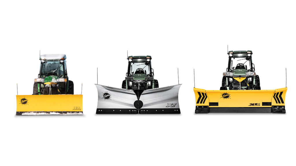 Tractor Plows | FISHER® V-Plows & Straight Blades