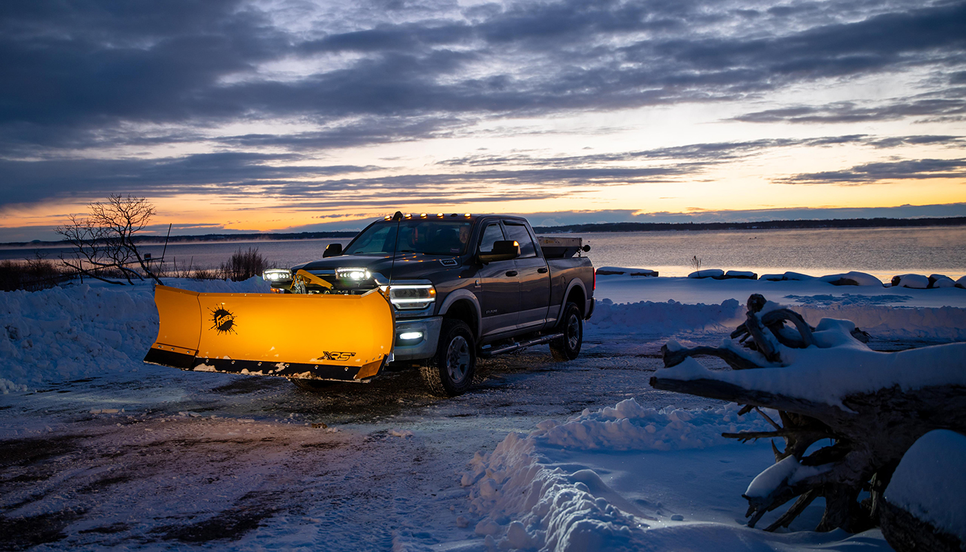 XRS™ Winged Snow Plow for Skid-Steers | FISHER®