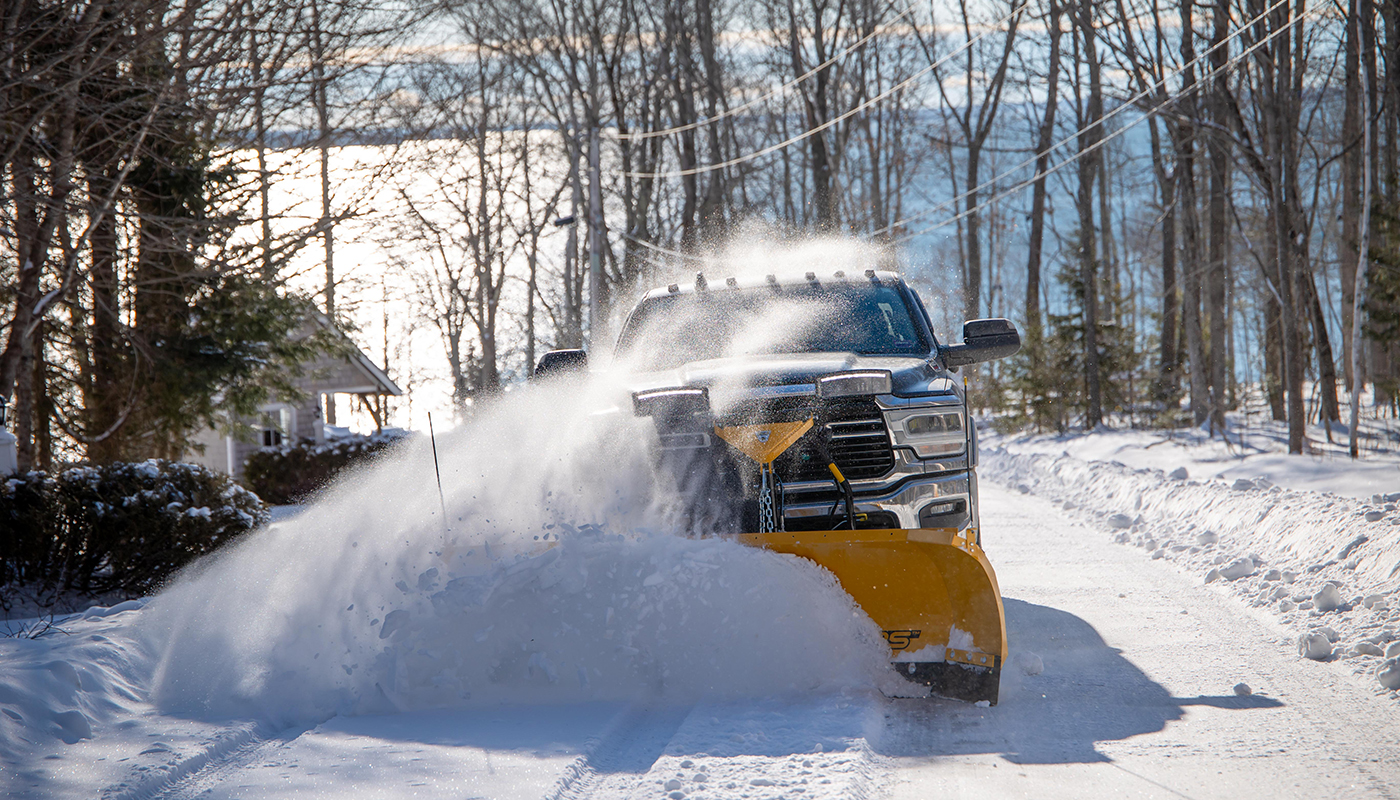 XRS™ Winged Snow Plow for Skid-Steers | FISHER®